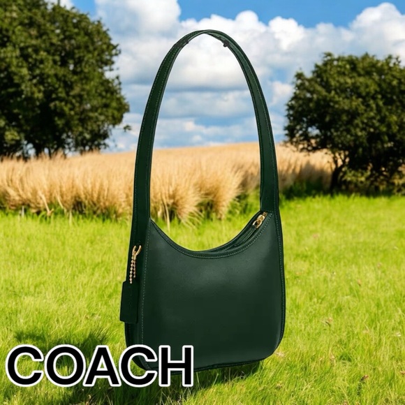 Coach | Bags | New Coach Ergo 33 Shoulder Bag In Green With Gold ...